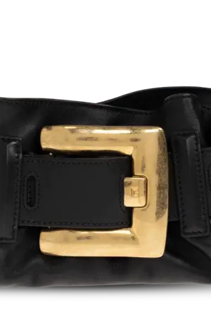 Balmain Anthem Mini Shoulder Bag - Black