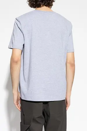 Balmain T-shirt With Logo Print - Grey
