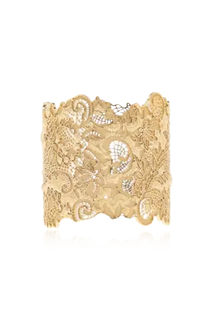 JIMMY CHOO Brass Cuff Bracelet - Gold