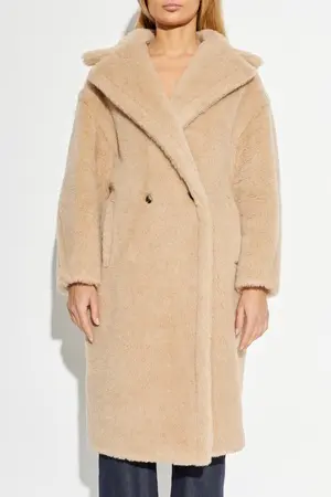 Max Mara Fur Coat - Beige