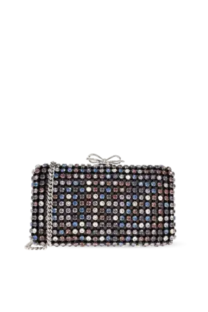 SELF-PORTRAIT Clutch With Shimmering Crystals