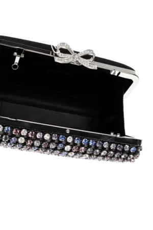 SELF-PORTRAIT Clutch With Shimmering Crystals