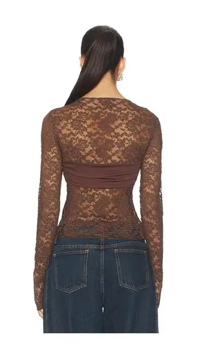 Lioness Lace Long Sleeve Top