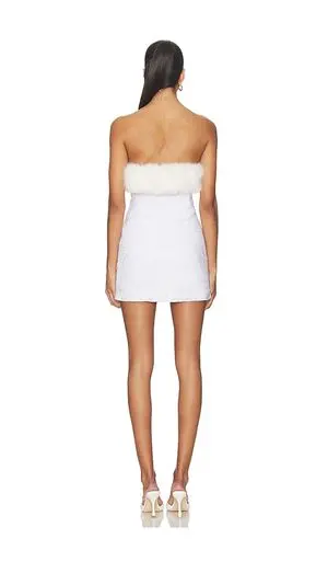 Retrofete Torin Sequin Fur Dress