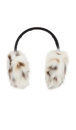 Apparis Esme Snow Leopard Earmuffs - Cream