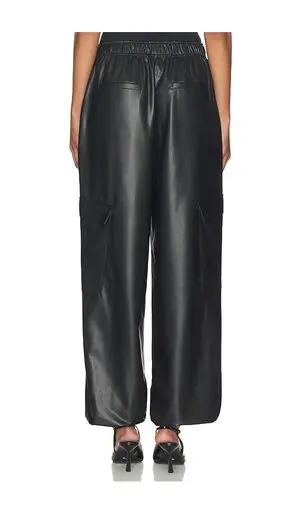 Lapointe Textured Faux Leather Jogger