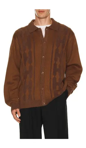 HUF Patterson Cardigan Sweater