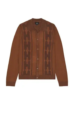 HUF Patterson Cardigan Sweater