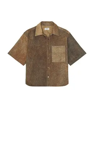 AGOLDE Watson Shirt In . Also - Brown
