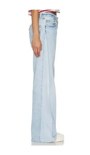 ALIGRACE Retro Oversized Wide Leg Jeans