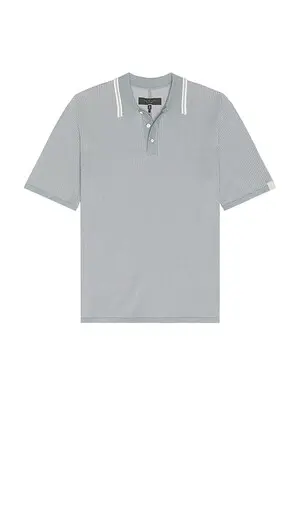 Rag & Bone Harvey Tipped Polo In . Also - Blue