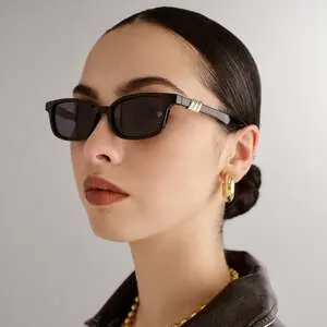 Le Specs D-frame Sunglasses