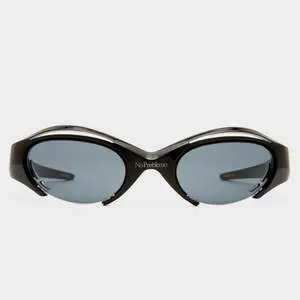 Le Specs Cyborg Oval Sunglasses