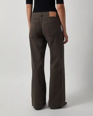 JEANERICA Guell Chevron Trousers - Brown