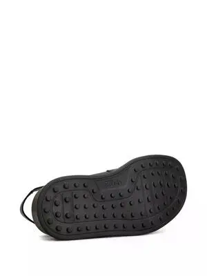TOD'S Buckle-strap Platform Sandals - Black