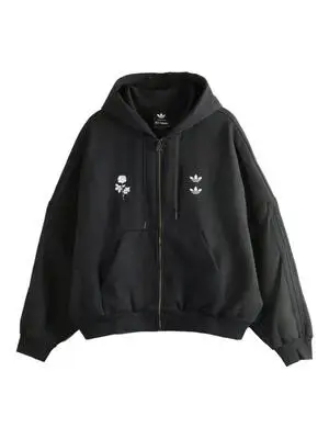 Adidas X Willy Chavarria Zip-up Hoodie - Black