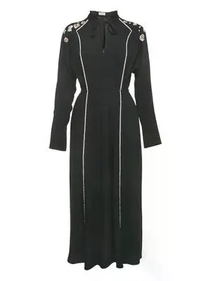 Sonia Rykiel Paris Rhinestone-embellished Maxi Dress