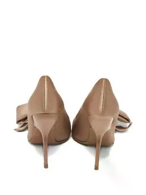 FERRAGAMO Satin Bow-detail Pumps