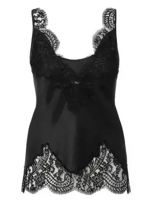 IL VOLO Gia Lace Top - Black
