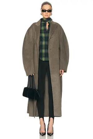 MIMCHIK Iris Scarf Shirt In Plaid Flannel