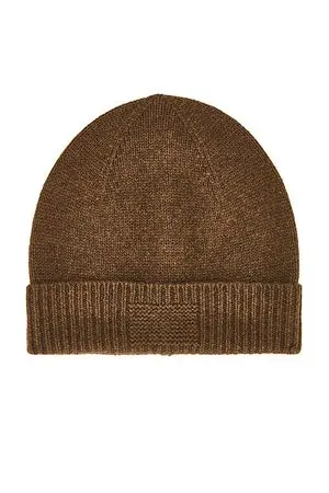 Guest In Residence Ribbed Cuff Beanie - Chestnut