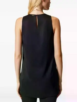 TWINSET Sleeveless Satin Blouse