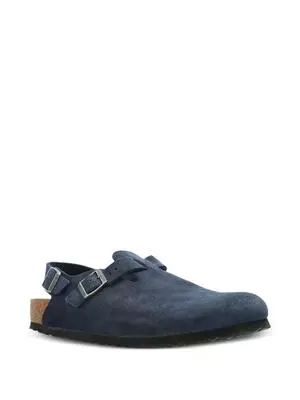 BIRKENSTOCK Tokio Buckle Strap Clogs - Blue