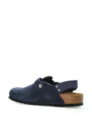 BIRKENSTOCK Tokio Buckle Strap Clogs - Blue