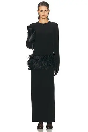 TOTEME Petal Dress - Black