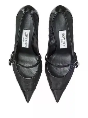 JIMMY CHOO 65mm Aren Mesh Pumps