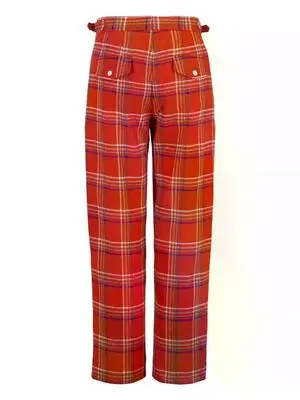 BODE Plaid-pattern Gable Trousers
