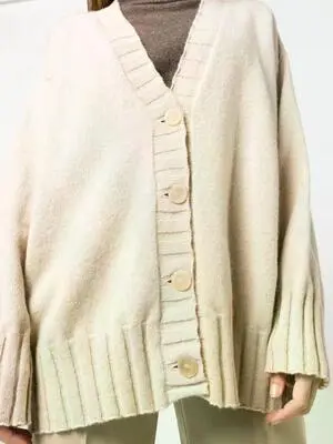Malo Button-up Cardigan - Neutrals
