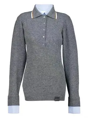 Stella McCartney Melange Polo Top