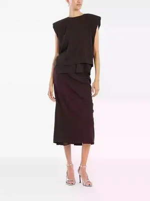 ROTATE BY BIRGER CHRISTENSEN Boxy Two-layer Vest