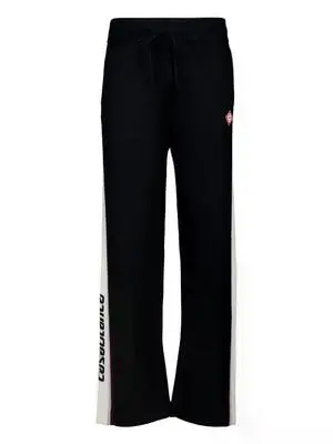 Casablanca Striped Trousers - Black
