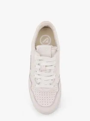 AUTRY Medalist Low Leather Sneakers - White