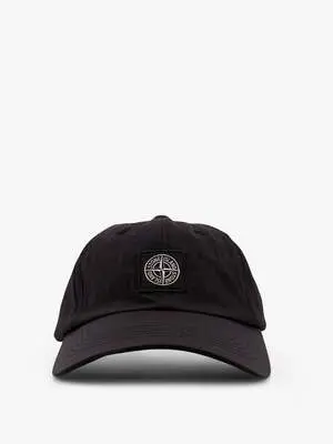 Stone Island Recycled Nylon Baseball Cap - Black