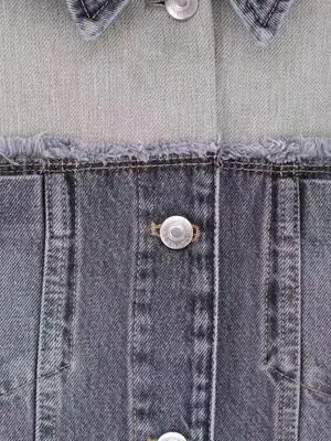 Stella McCartney Frayed Panelled Jacket