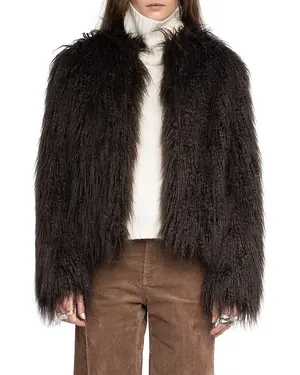Zadig&voltaire Faux Fur Coats For Women