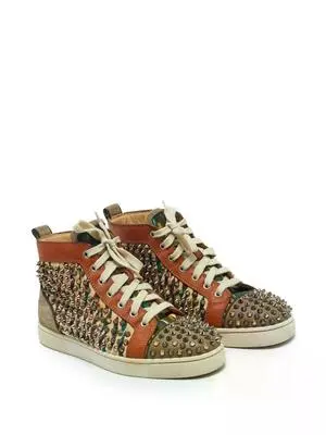 CHRISTIAN LOUBOUTIN Louis Spikes High-top Sneakers