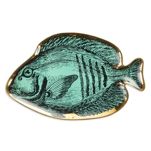 Jonathan Adler Sirena Fish Trinket Tray - Green