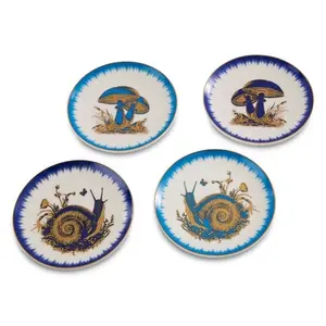 Jonathan Adler Botanist Coasters, Set Of Four