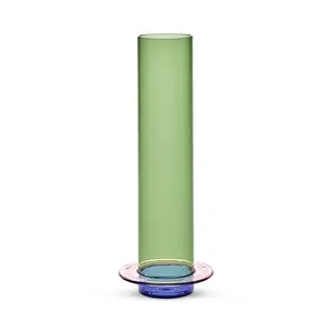 SERAX Vase L Glass Towers - Green