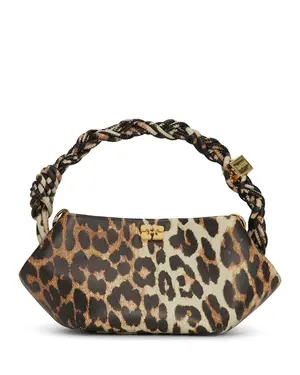 GANNI Animal Print Mini Bou Bag - Leopard
