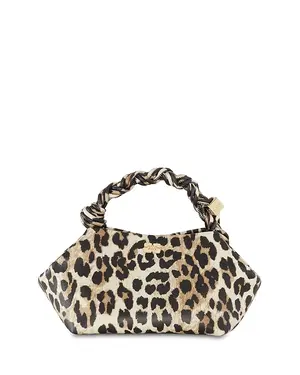 GANNI Animal Print Small Bou Bag - Leopard