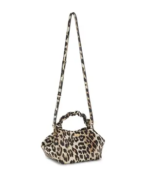 GANNI Animal Print Small Bou Bag - Leopard