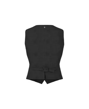 MARC CAIN Fitted Waistcoat With Belt