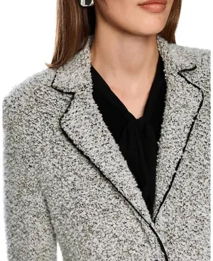 MARC CAIN Boucle Blazer Knitted In Germany