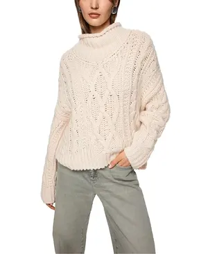 MARC CAIN Knitted In Germany Cable Knit Jumper