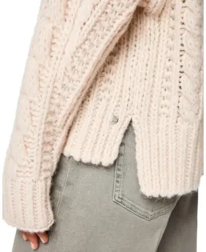 MARC CAIN Knitted In Germany Cable Knit Jumper